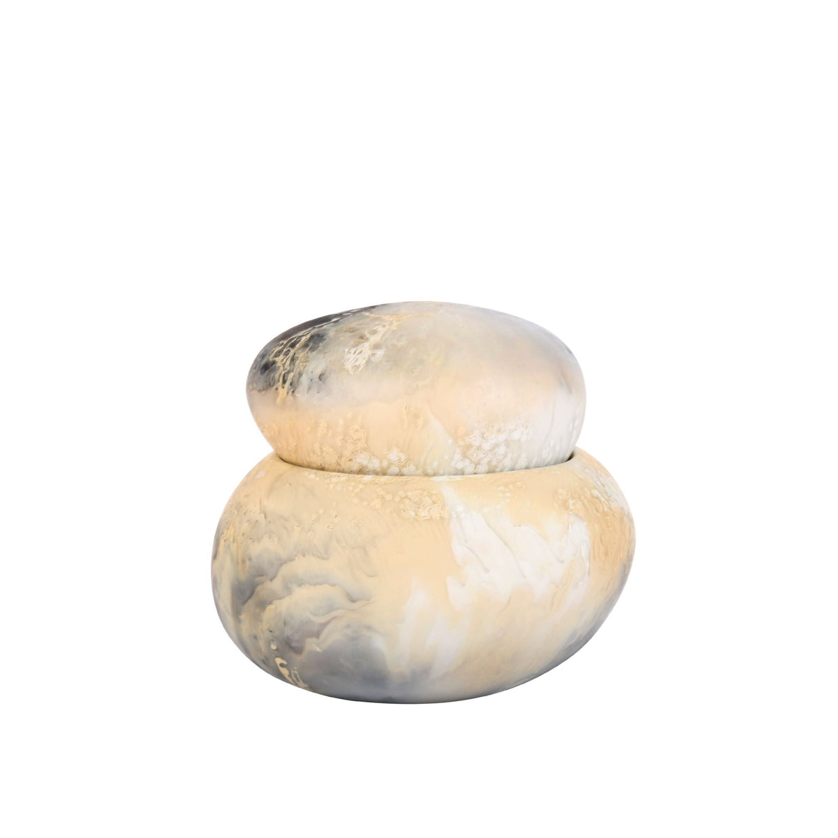 SMALL PEBBLE JAR - SANDY PEARL– HYDE Bellingen