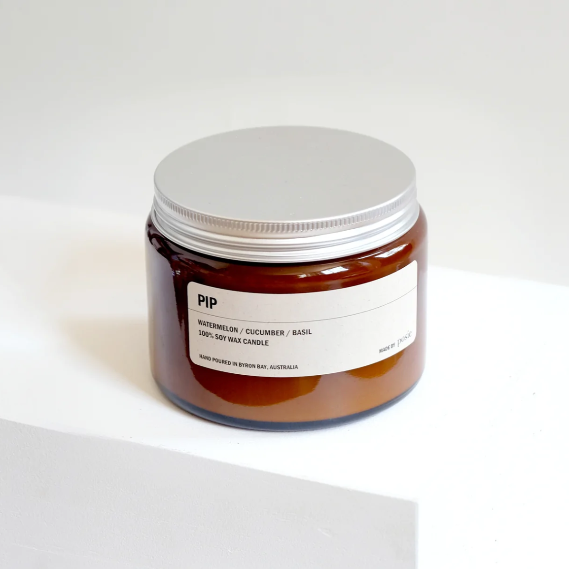 PIP LARGE AMBER CANDLE– HYDE Bellingen